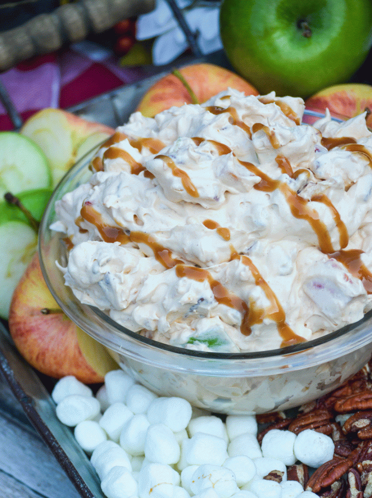 Caramel Apple Fluff Salad - 4 Sons 'R' Us