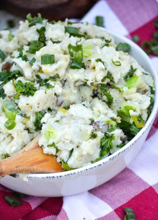 Colcannon (Irish Mashed Potato Salad) - 4 Sons 'R' Us
