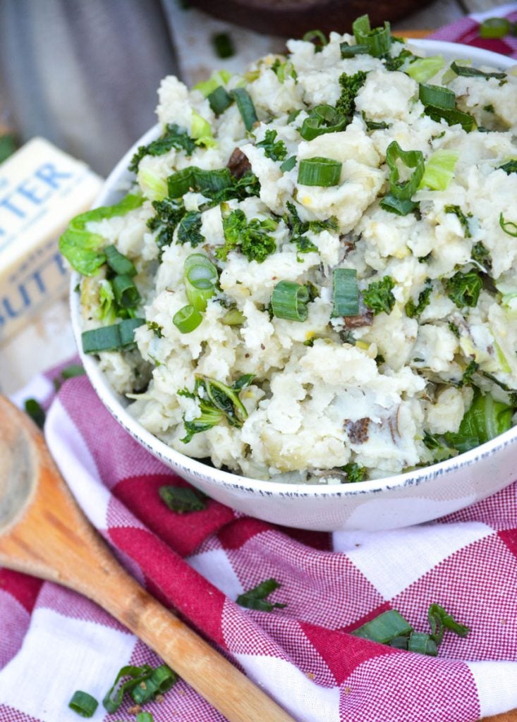 Colcannon (Irish Mashed Potato Salad) - 4 Sons 'R' Us