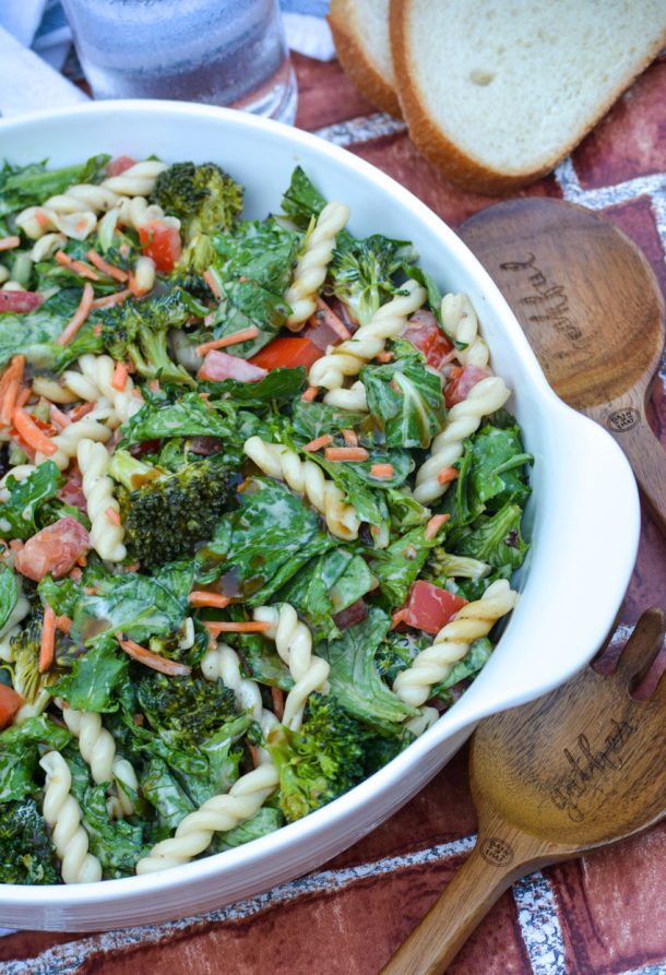 Balsamic Salad with Pasta - 4 Sons 'R' Us