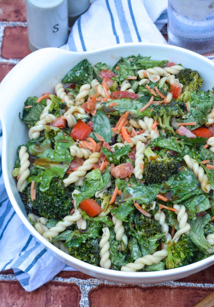 Balsamic Salad with Pasta - 4 Sons 'R' Us