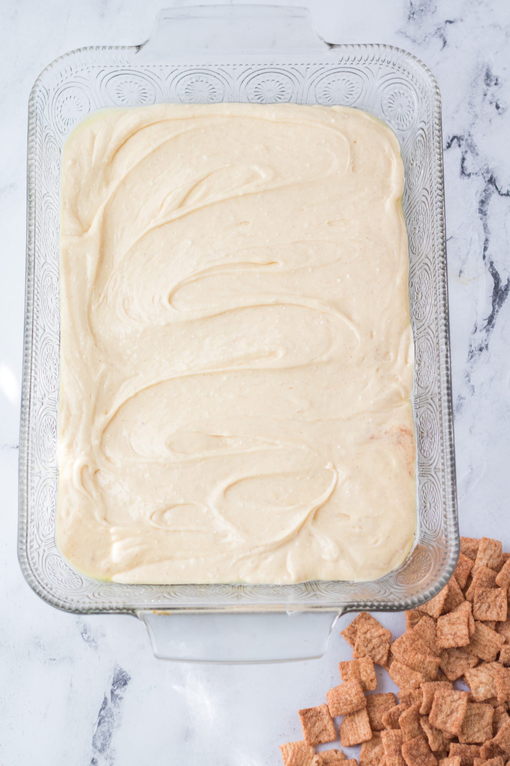 Cinnamon Toast Crunch Poke Cake - 4 Sons 'R' Us