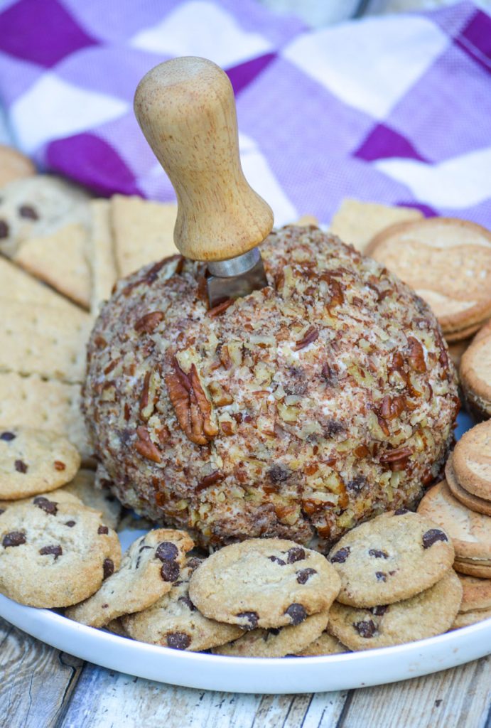 The Best Basic Dessert Cheese Ball - 4 Sons 'R' Us