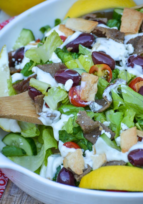 Easy Gyro Salad - 4 Sons 'R' Us