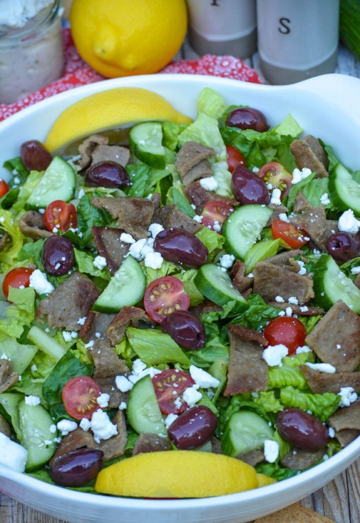 Easy Gyro Salad - 4 Sons 'R' Us