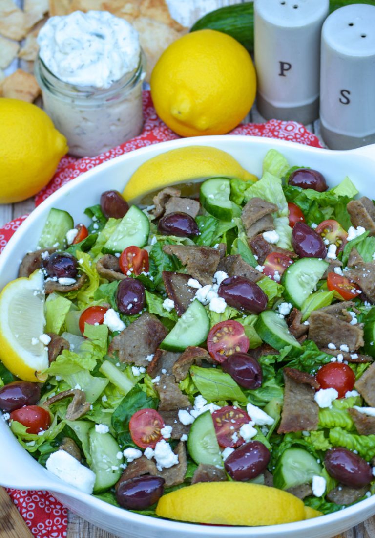 Easy Gyro Salad - 4 Sons 'R' Us