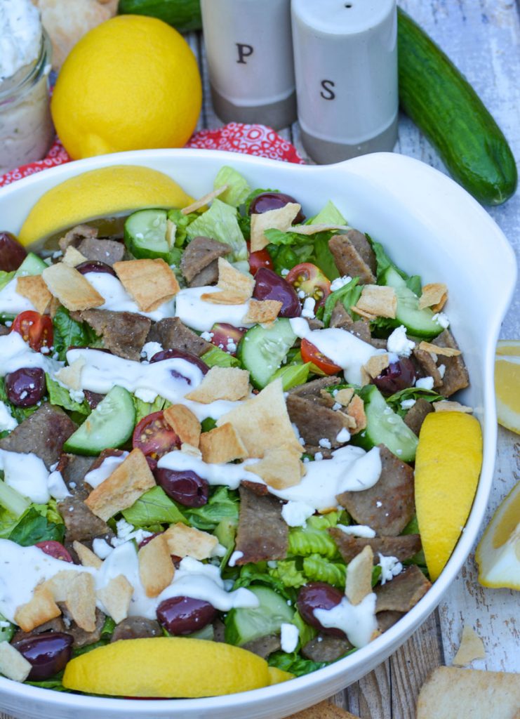 Easy Gyro Salad - 4 Sons 'R' Us