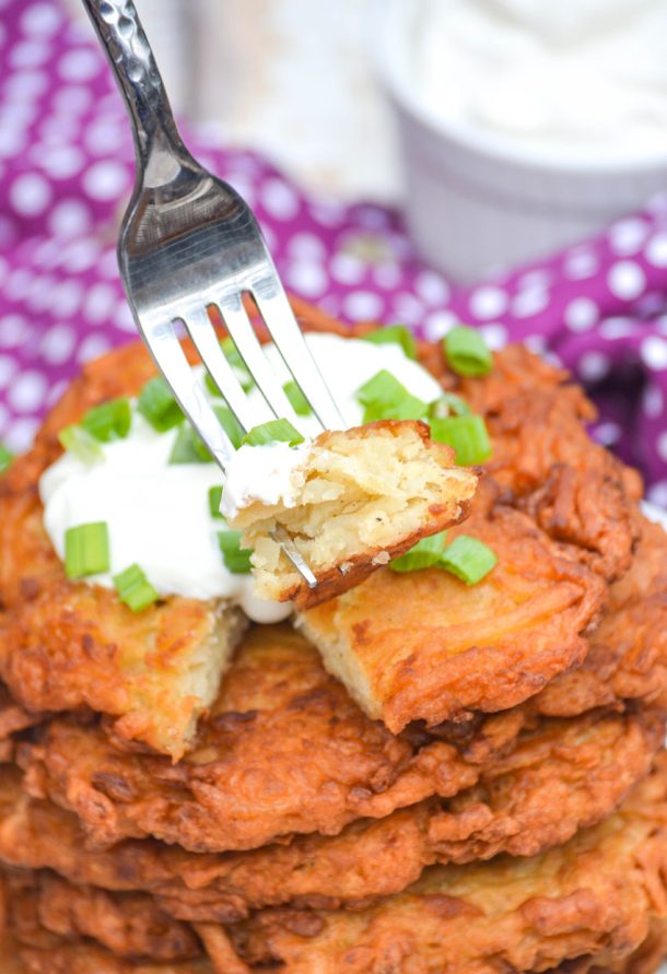 Easy Potato Latkes Recipe - 4 Sons 'R' Us