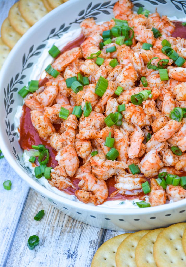 Layered Shrimp Cocktail Dip - 4 Sons 'R' Us