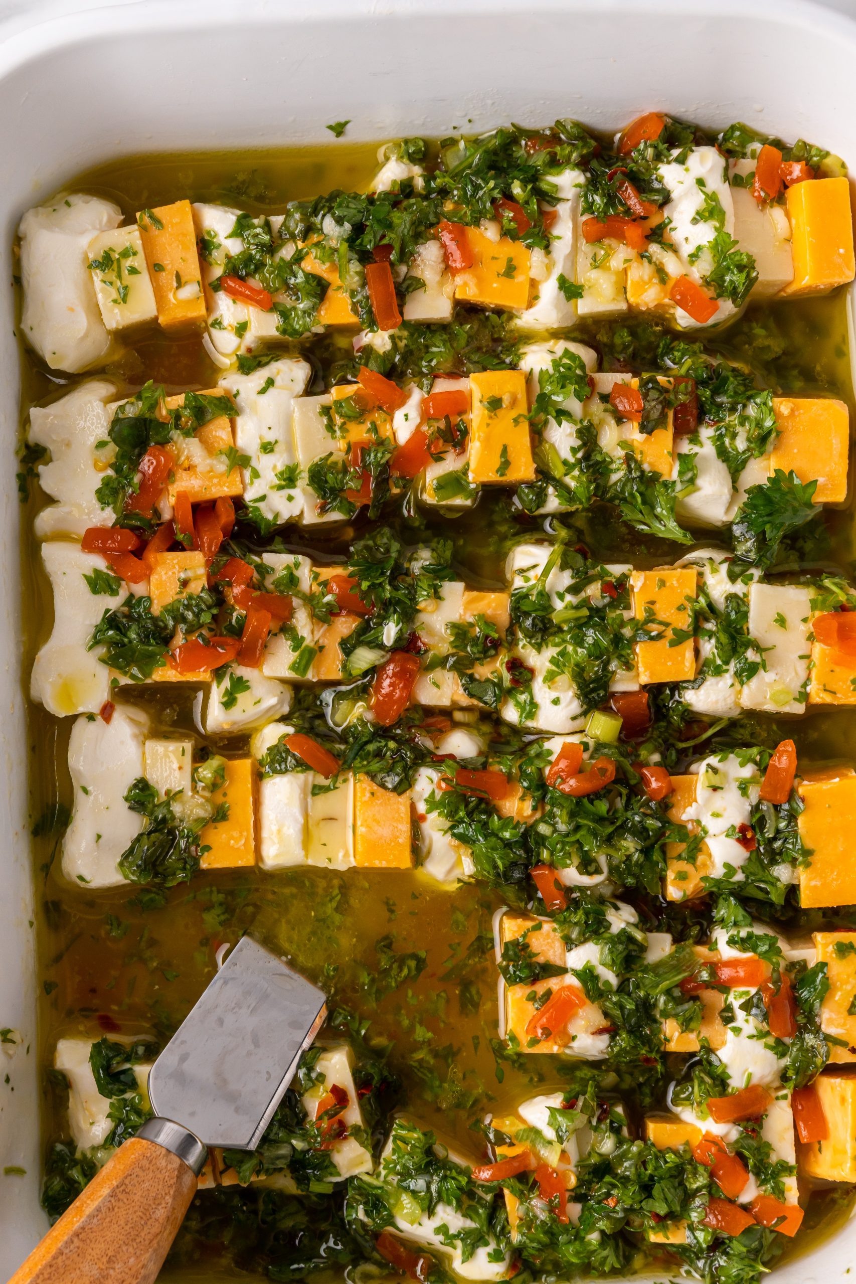 Marinated Cheese Appetizer - 4 Sons 'R' Us