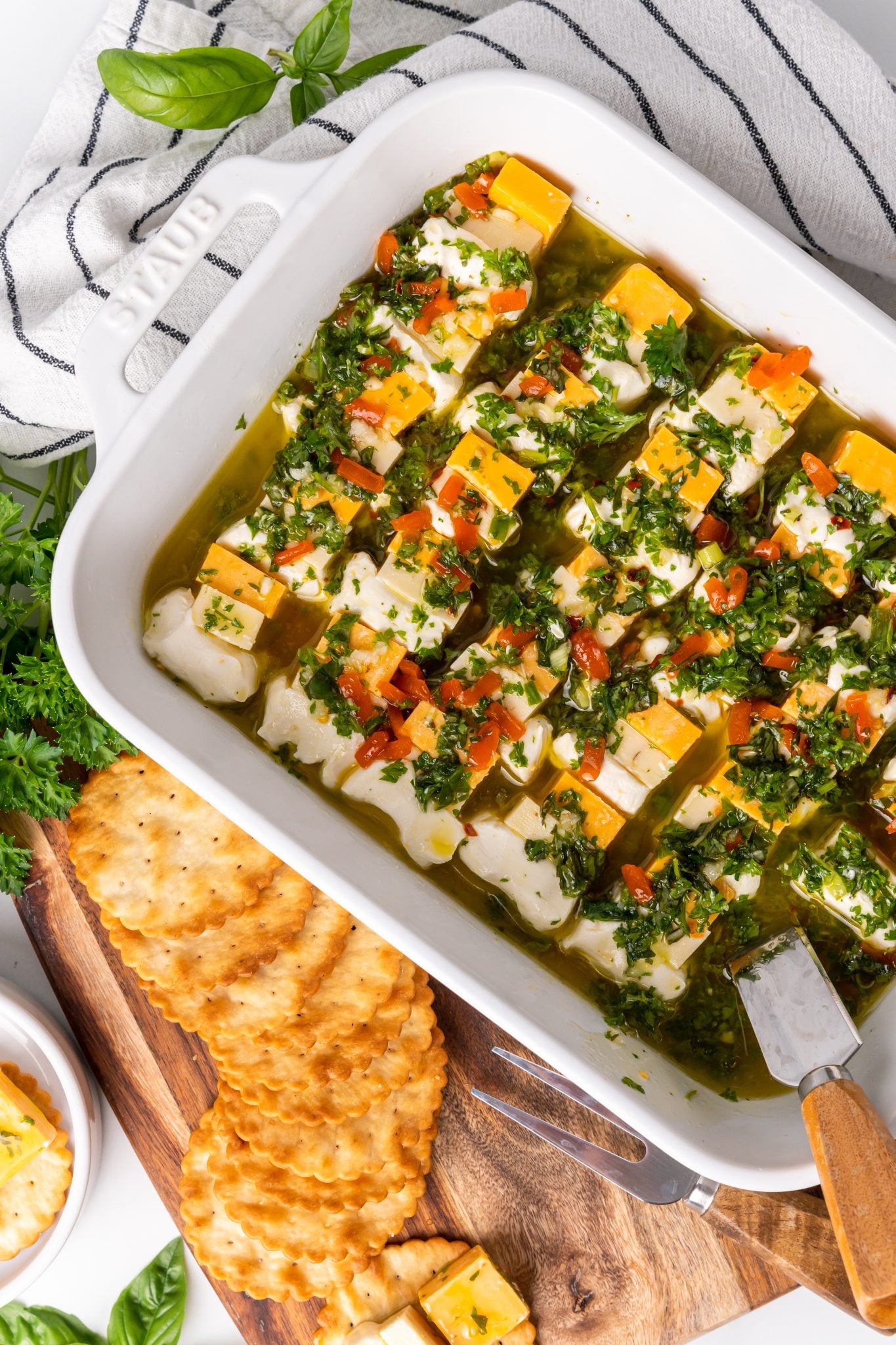 Marinated Cheese Appetizer - 4 Sons 'R' Us