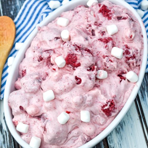 Red Velvet Fluff Salad - 4 Sons 'R' Us