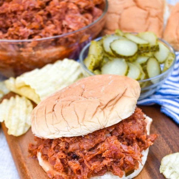 Pittsburgh Chipped Ham Barbecue (Slow Cooker Recipe) - 4 Sons 'R' Us