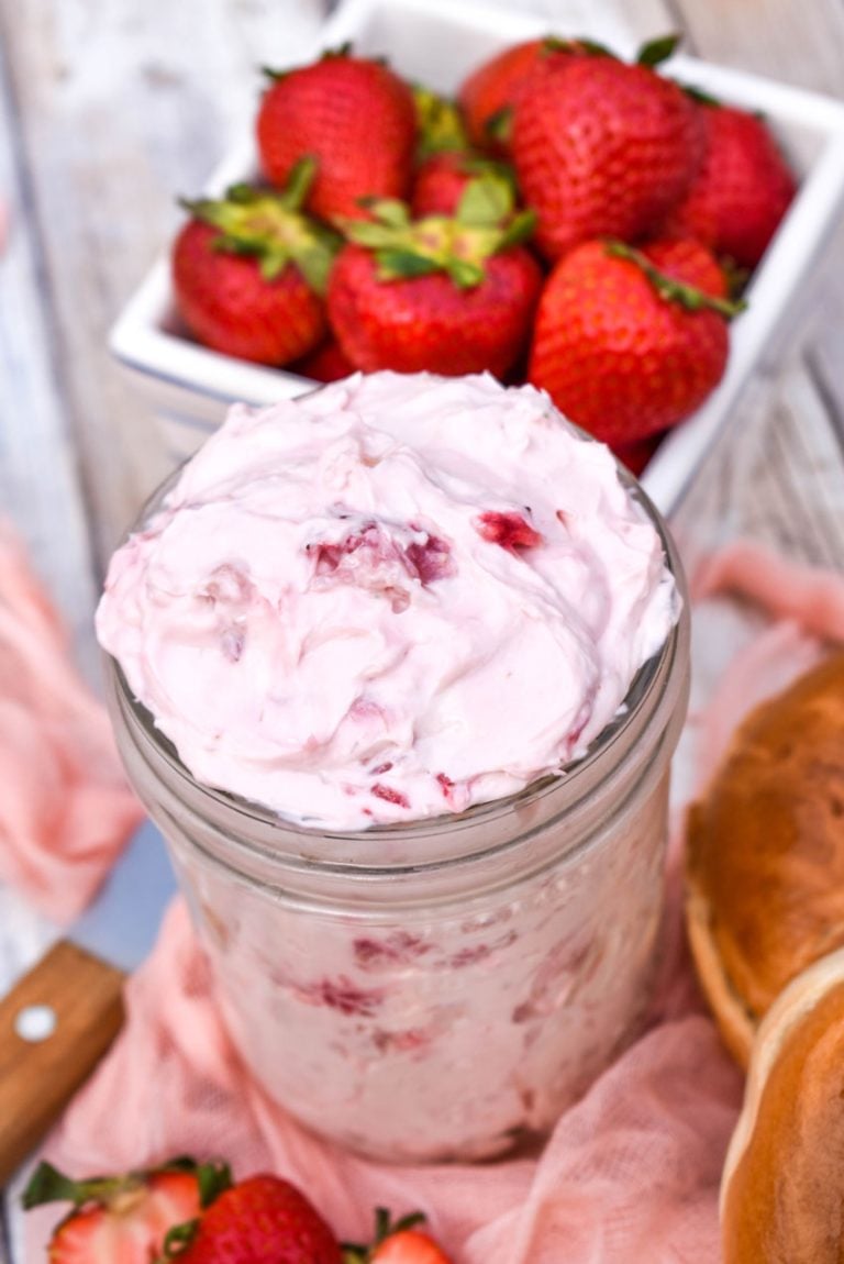 Easy Strawberry Cream Cheese - 4 Sons 'R' Us