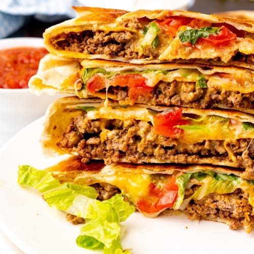 Crunchwrap Supreme (Taco Bell Copycat) - 4 Sons 'R' Us