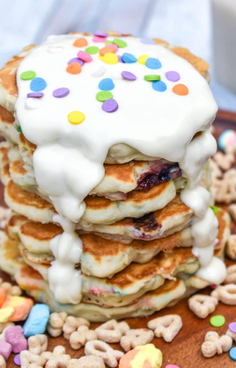 Lucky Charms Pancakes - 4 Sons 'R' Us