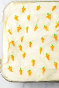 Carrot Cake Poke Cake - 4 Sons 'R' Us