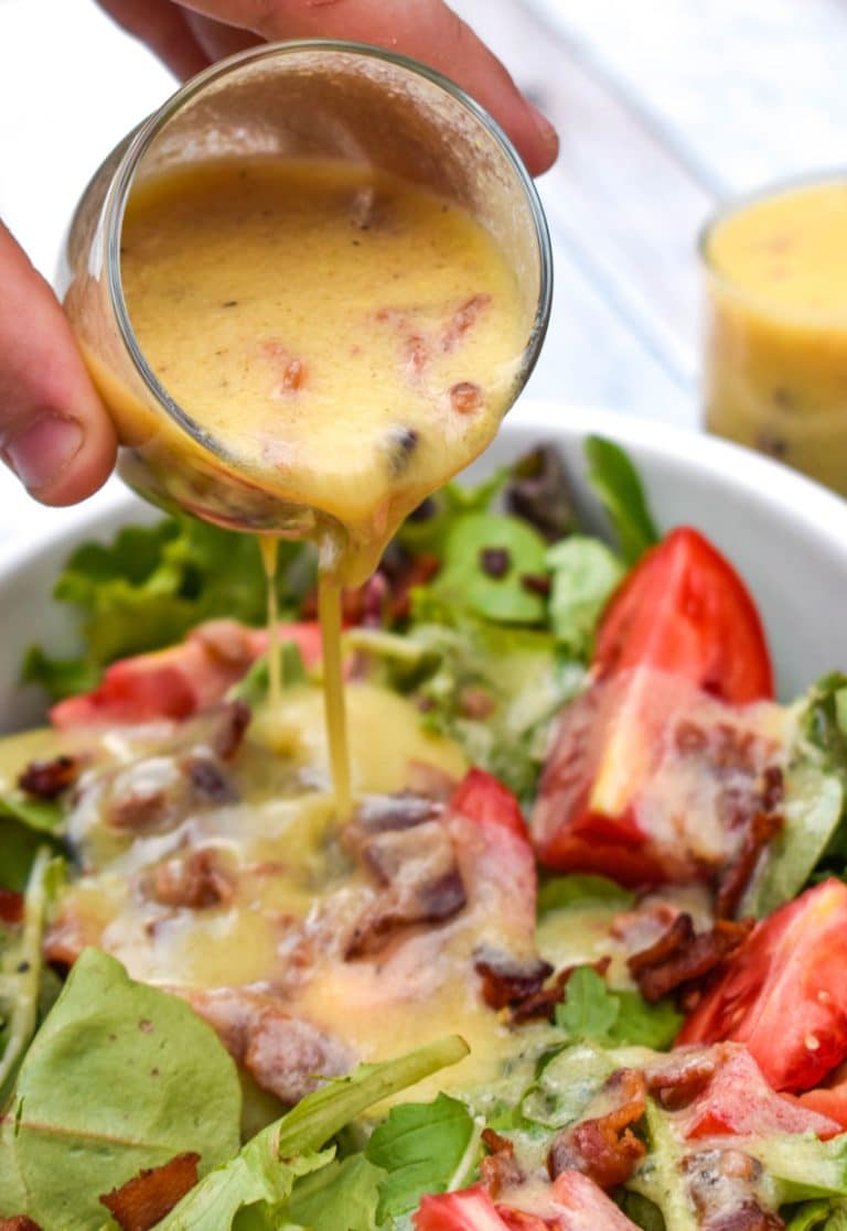 Warm Bacon Vinaigrette Dressing - 4 Sons 'R' Us