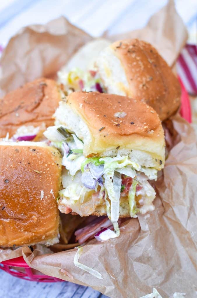 Chopped Italian Sliders - 4 Sons 'R' Us