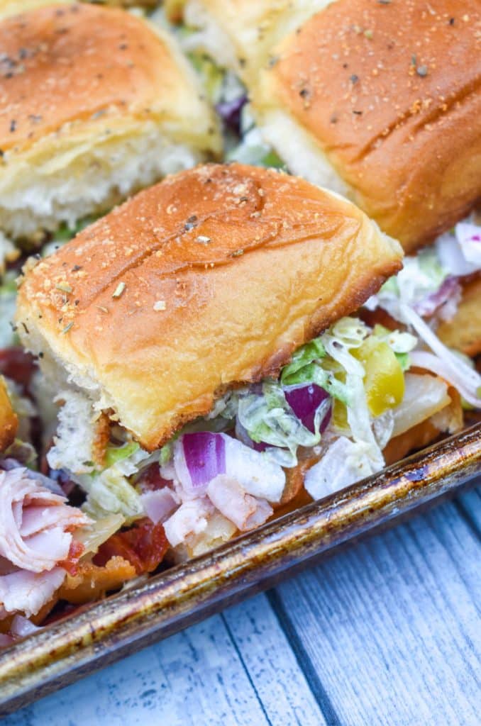 Chopped Italian Sliders - 4 Sons 'R' Us