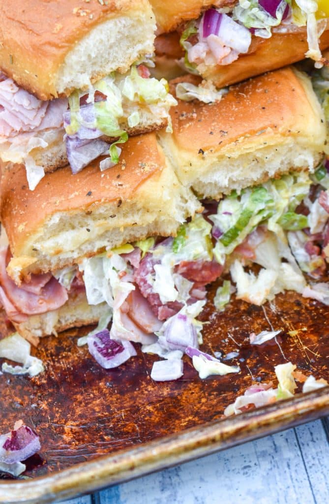 Chopped Italian Sliders - 4 Sons 'R' Us