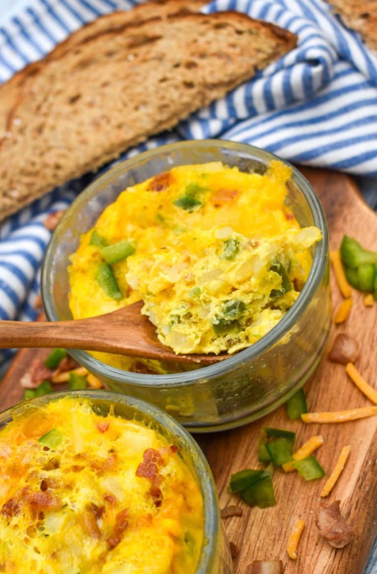 Easy Microwave Egg Scramble Cups - 4 Sons 'R' Us