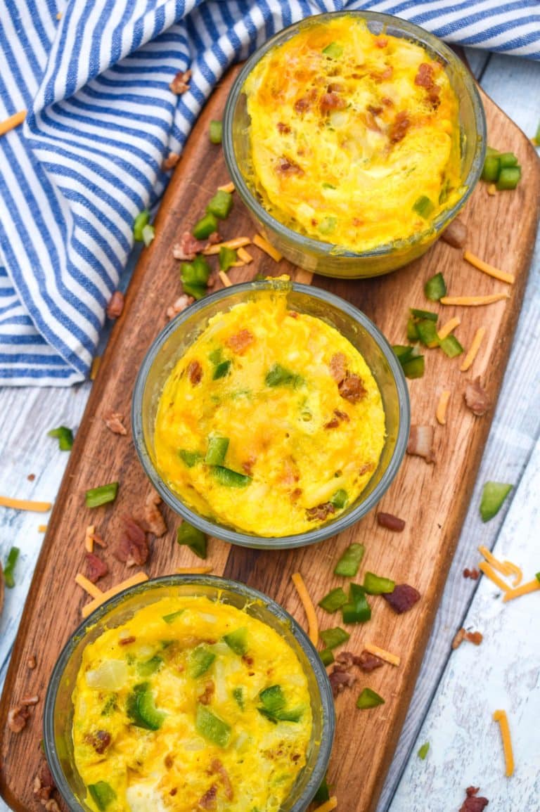 Easy Microwave Egg Scramble Cups - 4 Sons 'R' Us