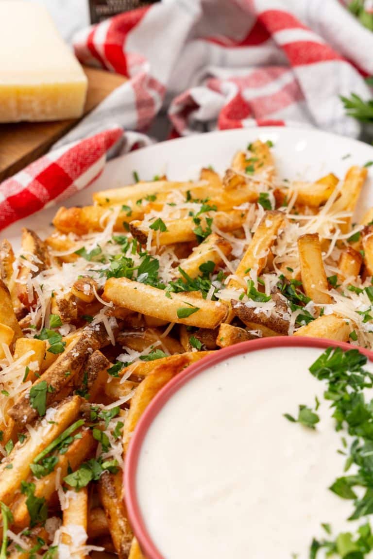 Parmesan Truffle Fries With Garlic Aioli - 4 Sons 'R' Us